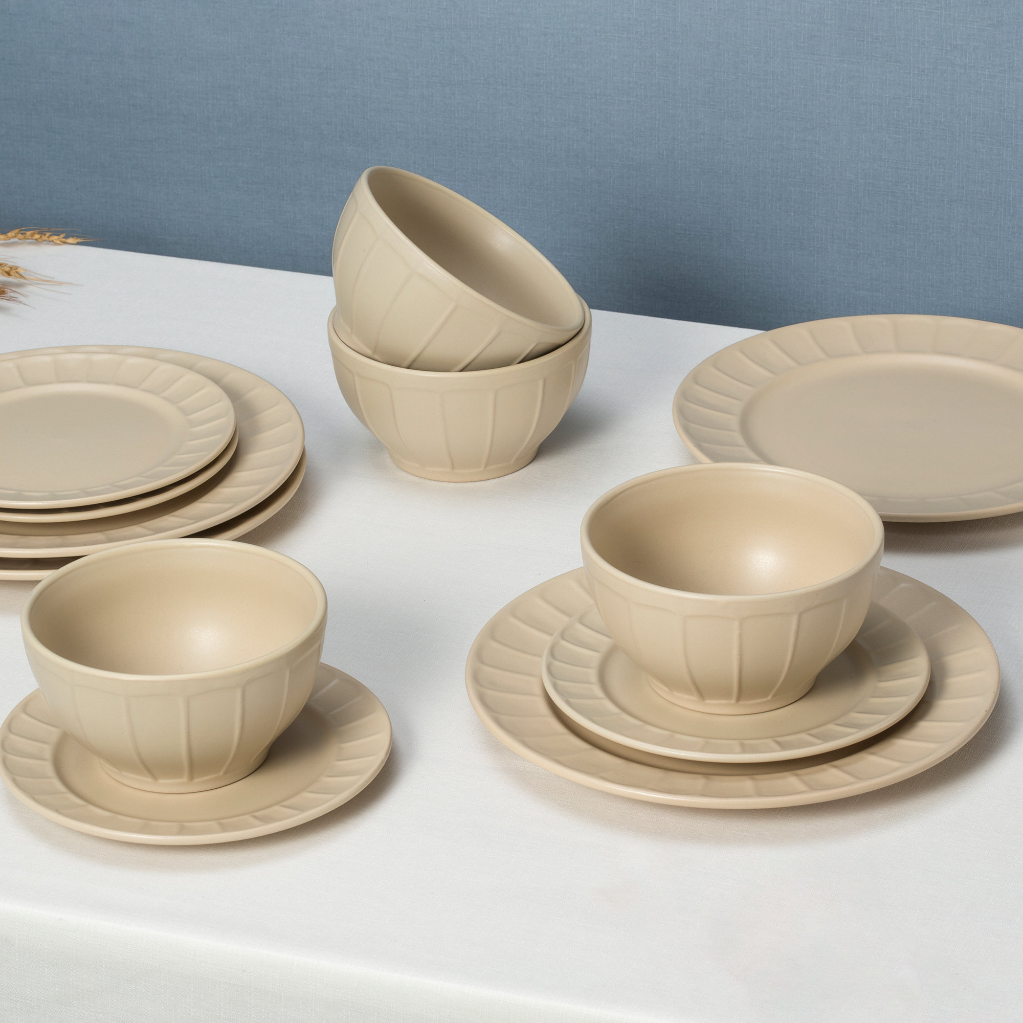 Sango Prima Stoneware Dinnerware - Set of 12 & Reviews | Wayfair