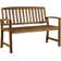 Highland Dunes Royce Wooden Garden Bench & Reviews | Wayfair