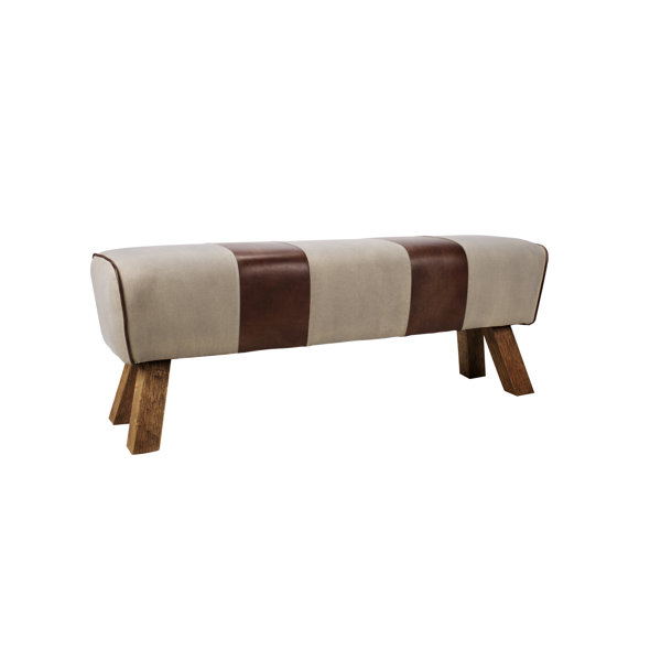 Moe's Home Collection Pommel Leather Bench | Perigold
