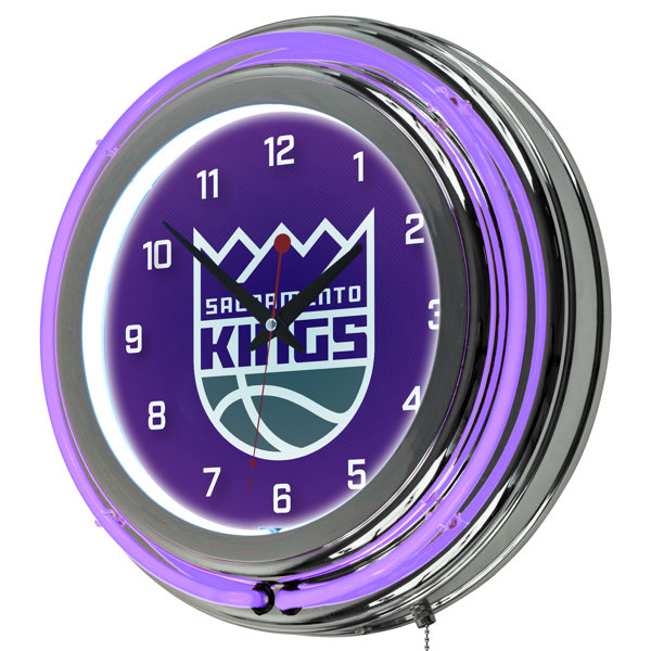 Trademark Global NBA Glass Wall Clock & Reviews | Wayfair