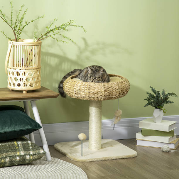 Pawhut Round Cat Bed | Wayfair.co.uk