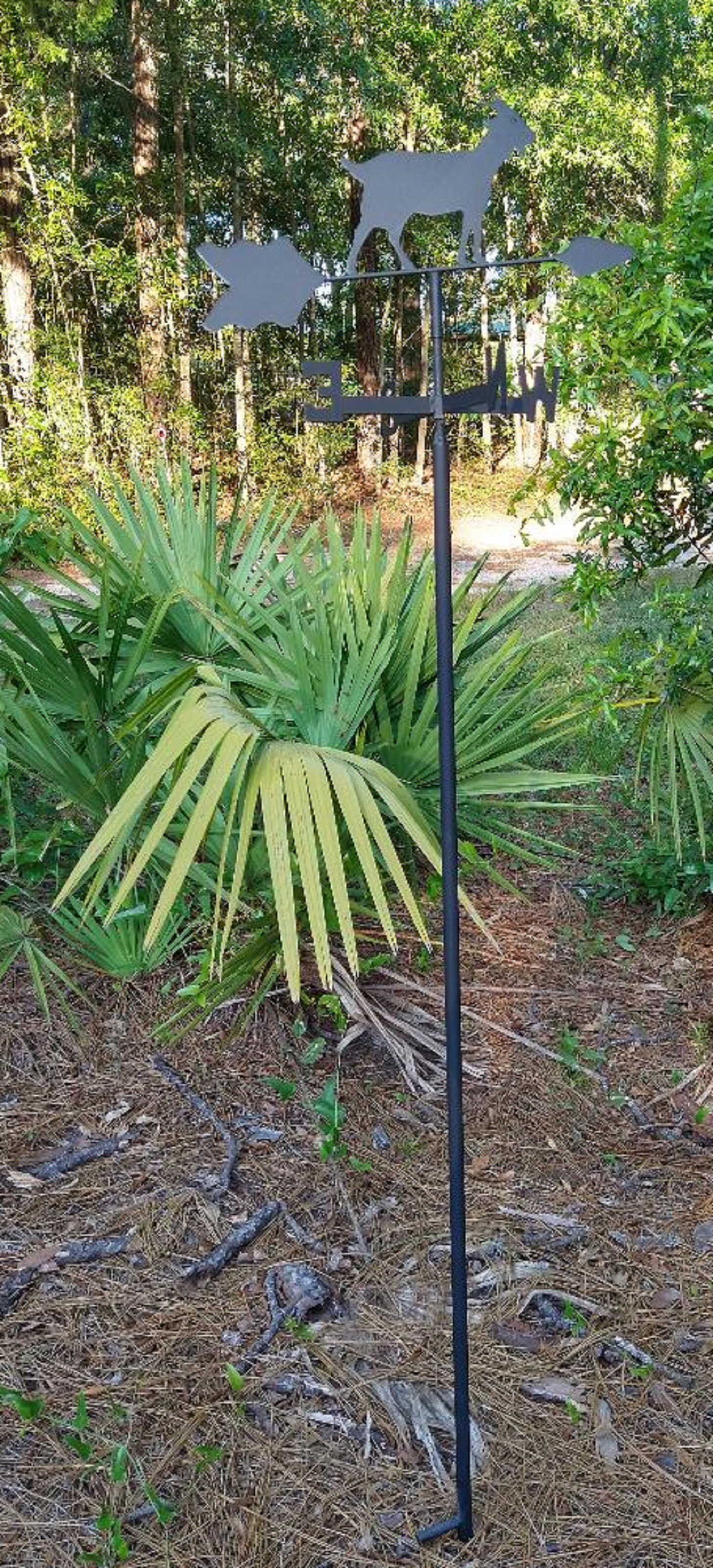 August Grove® Kohlera Garden Mount Goat Weathervane | Wayfair