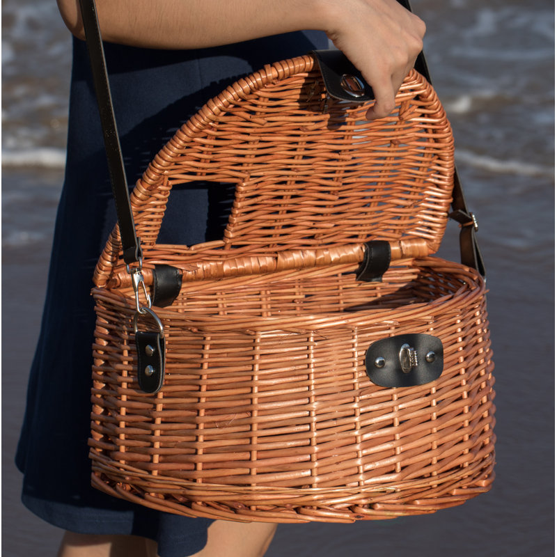 Arlmont & Co. Fishing Creel Wicker Basket & Reviews | Wayfair