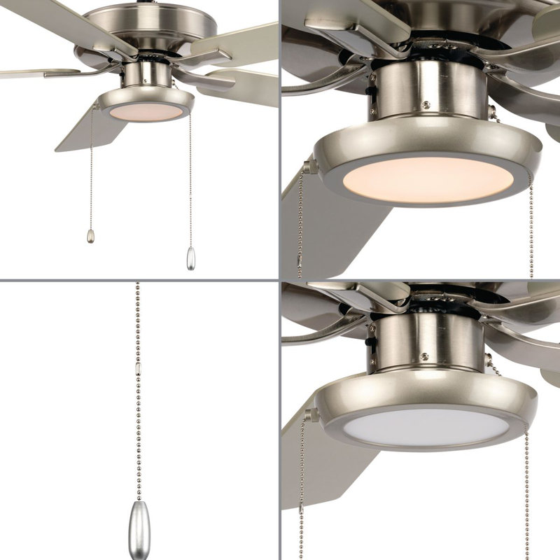 Orren Ellis Edgelit 1-Light LED Ceiling Fan Light Kit | Wayfair