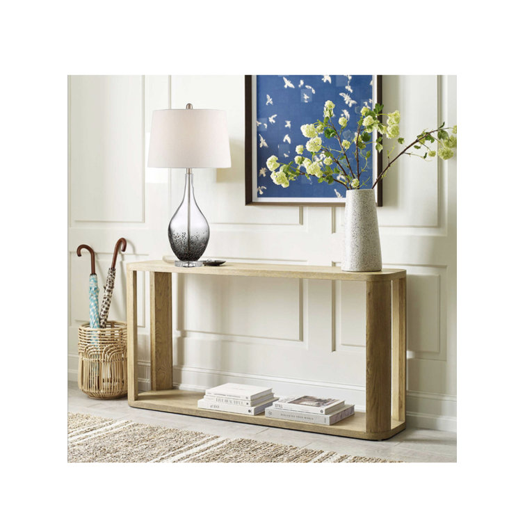 Orren Ellis Lawrenzo Glass Buffet Lamp | Wayfair