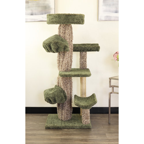 New Cat Condos 50" Cat Tree & Reviews | Wayfair