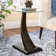 Latitude Run® Chaim 24'' Tall Glass C Table End Table & Reviews | Wayfair