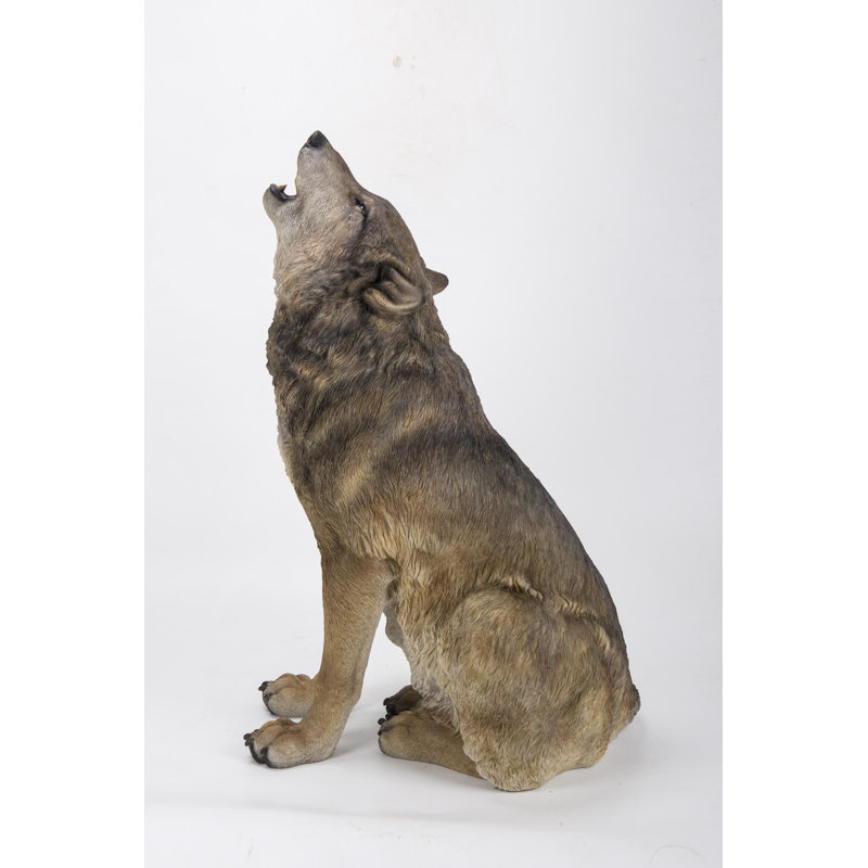 Hi-Line Gift Ltd. LARGE WOLF STATUE | Wayfair