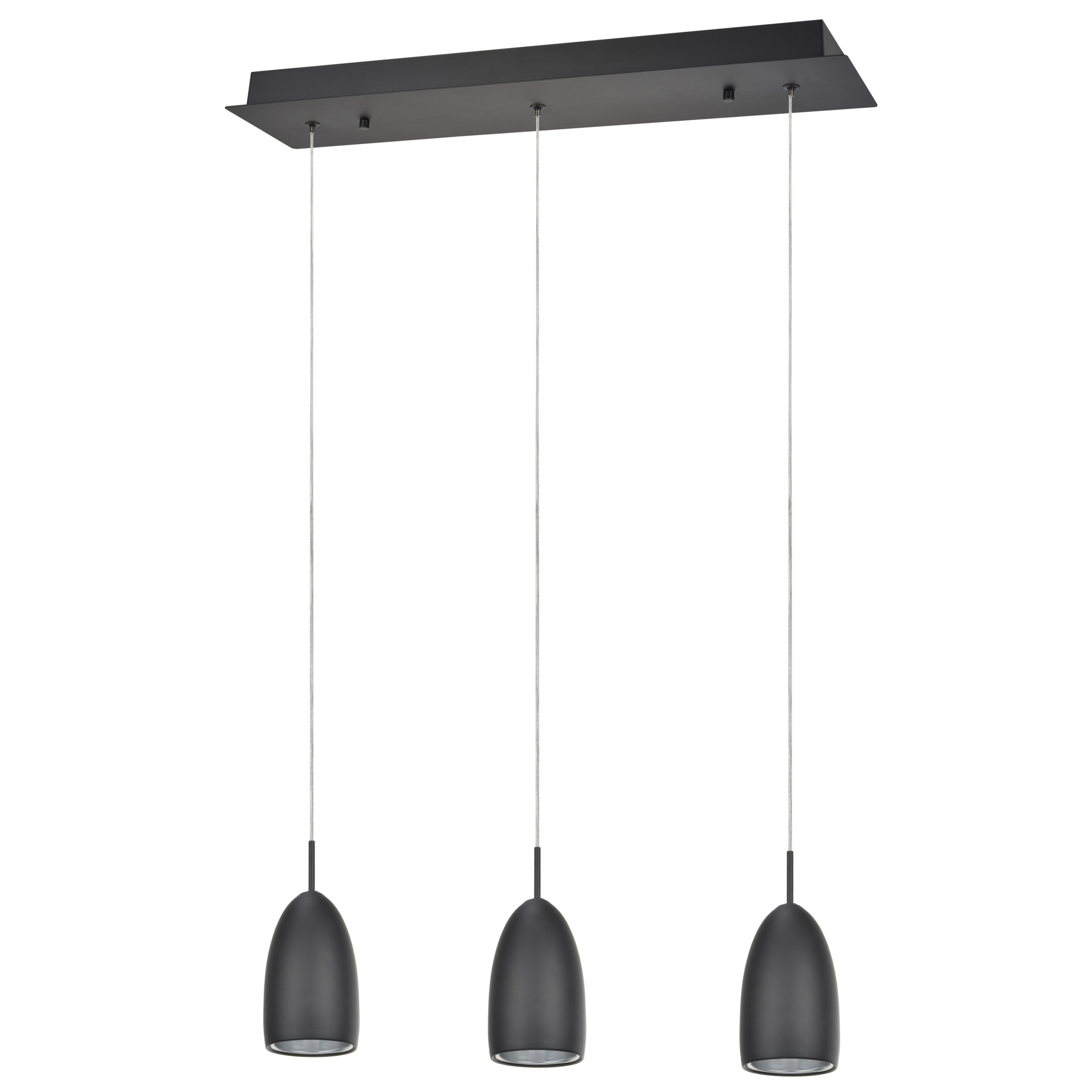 Aspen Creative Corporation 3 - Light Kitchen Island Bell LED Pendant ...