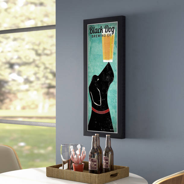 Great Big Canvas Black Dog Ski by Ryan Fowler - Graphic Art & Reviews ...