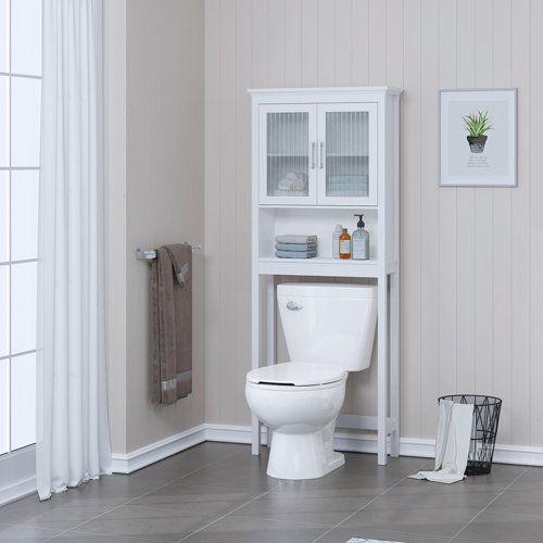 Red Barrel Studio® Vivelle Freestanding Over-the-Toilet Storage ...