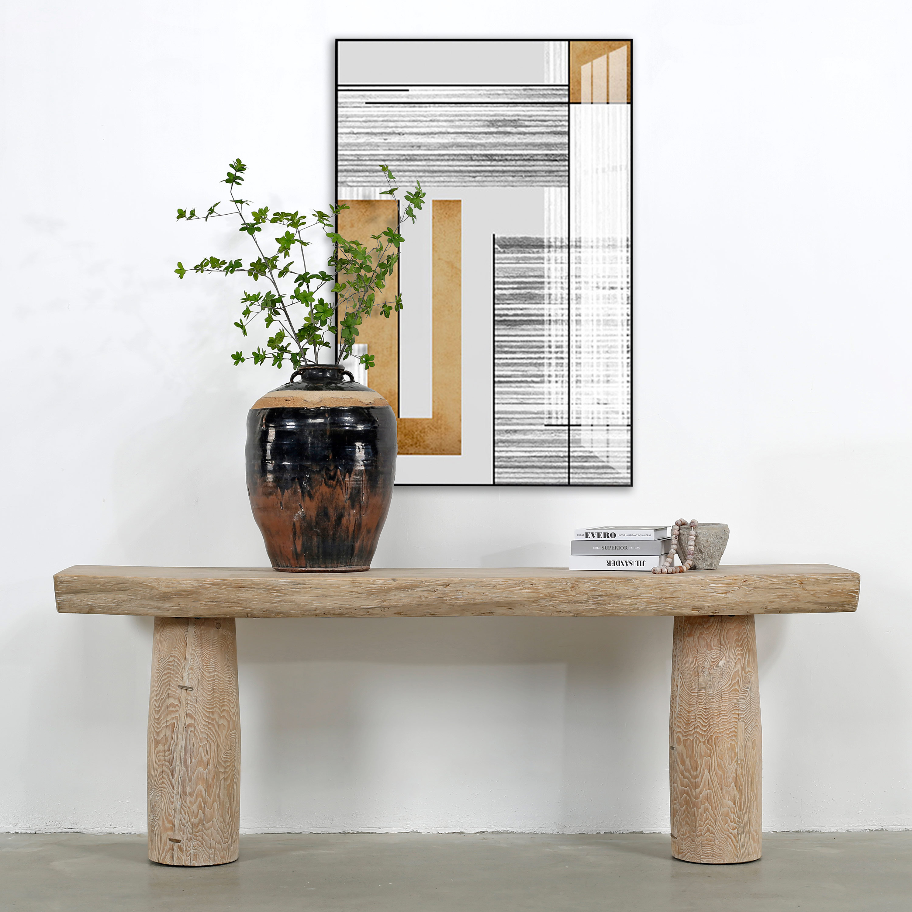 Lily's Living Capri 87.4'' Solid Wood Console Table | Wayfair