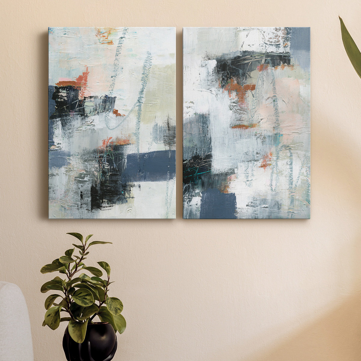 Brayden Studio® Dunbar III On Canvas 2 Pieces Print | Wayfair