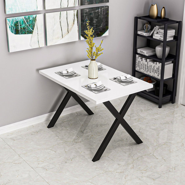 17 Stories Francette 120Cm Dining Table | Wayfair.co.uk