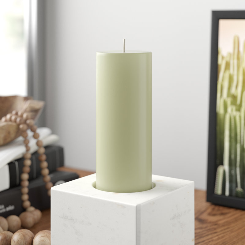 Wrought Studio Smokeless Paraffin Unscented Pillar Candle & Reviews ...