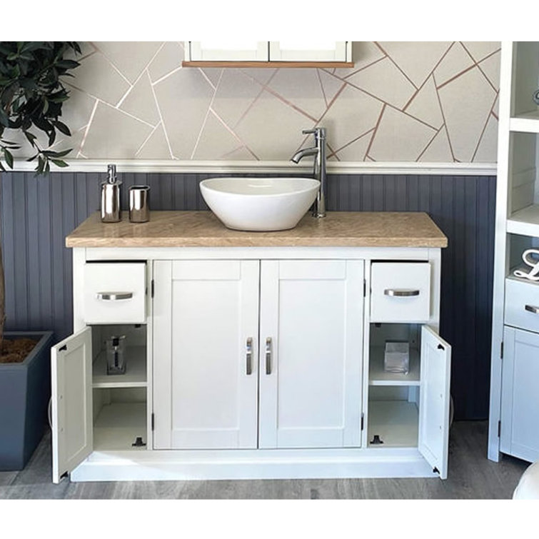 Ebern Designs Anzalone 1230Mm Free-standing Bathroom Vanity with Stone ...