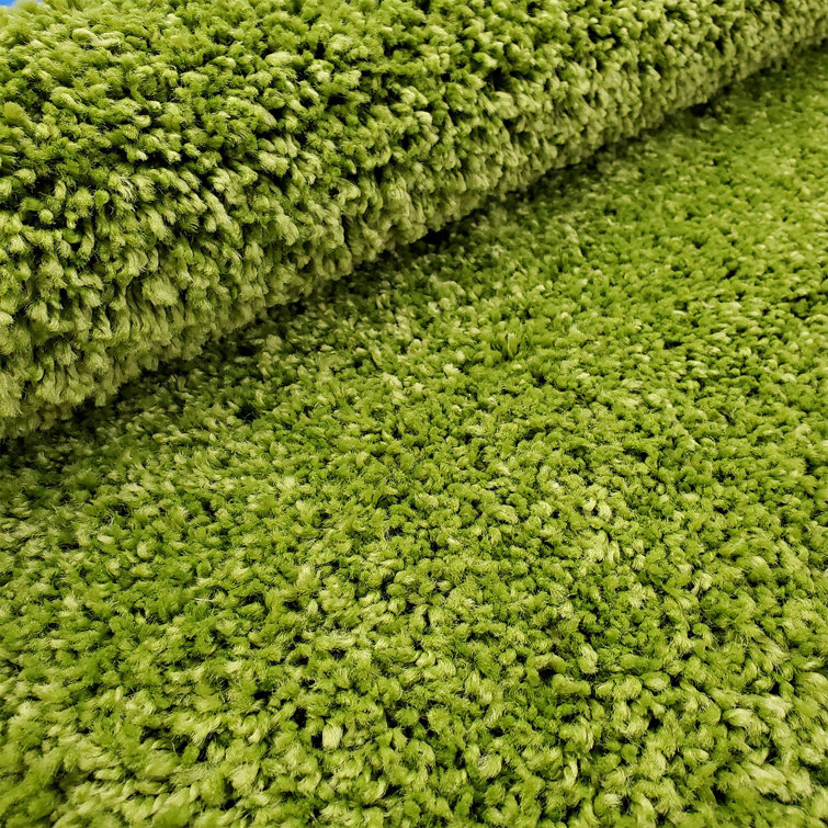 Latitude Run Krisalyn Machine Braided Green Rug | Wayfair.co.uk