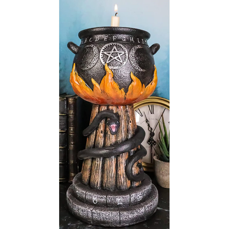 Trinx Eadwine Sacred Moon Triple Goddess and Mamba Snake with Blazing ...