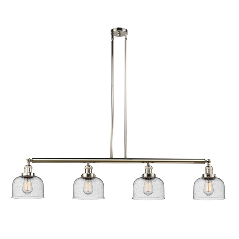 Gracie Oaks Morrow 4-Light Kitchen Island Linear Pendant & Reviews ...
