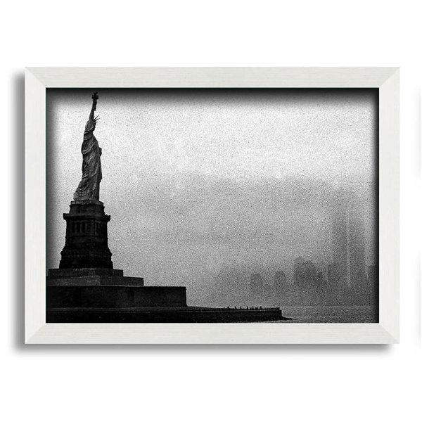Brayden Studio Airon Statue Of Liberty Vintage - Single Picture Frame ...