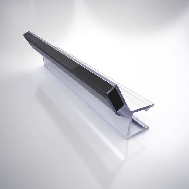 DreamLine Linea Ombre 34'' - 34'' W x 72'' H Frameless Fixed Glass ...