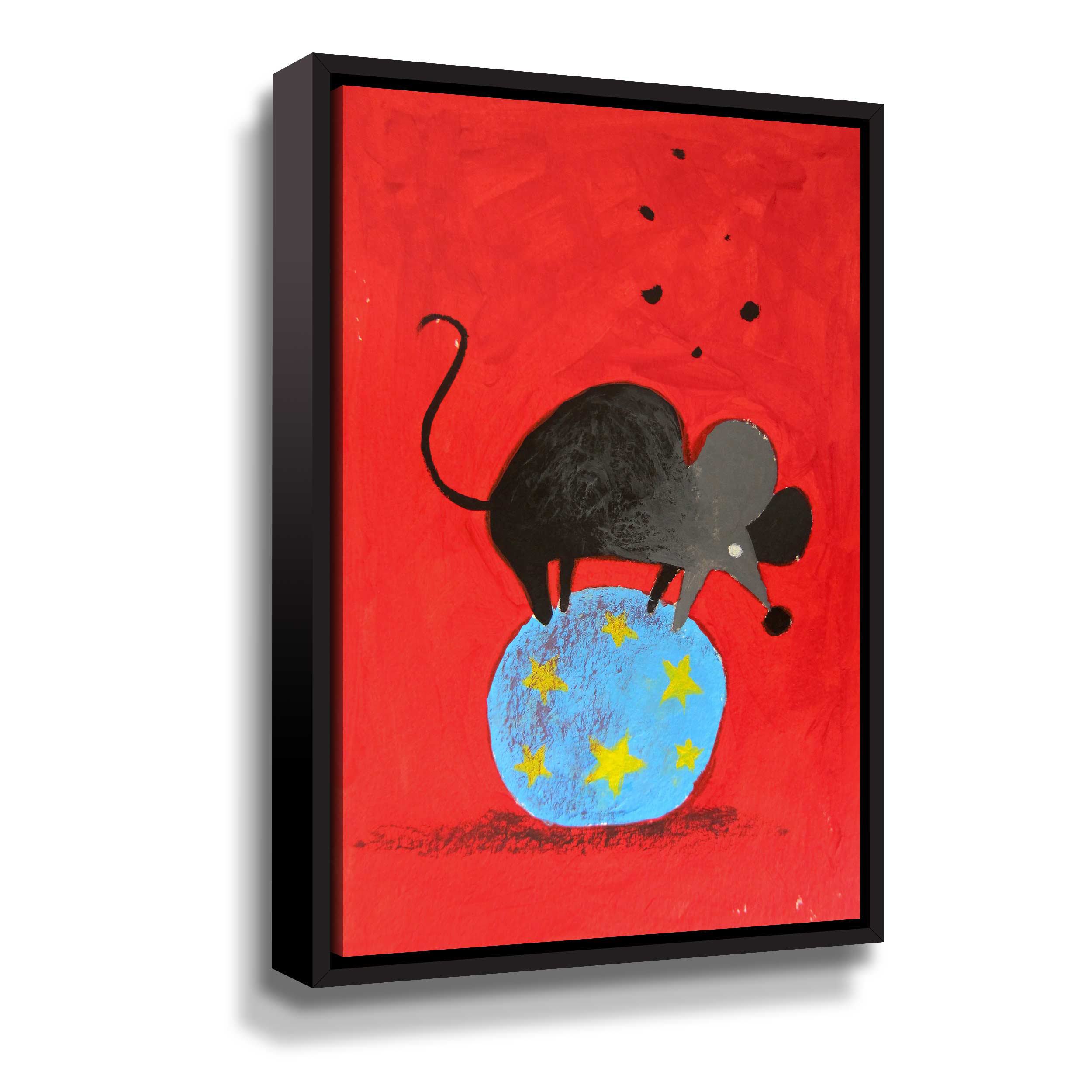 Zoomie Kids Circus Mouse by - Painting on | Wayfair