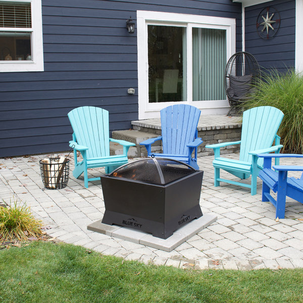 Blue Sky Outdoor Living Domed Square Fire Pit Spark Screen | Wayfair