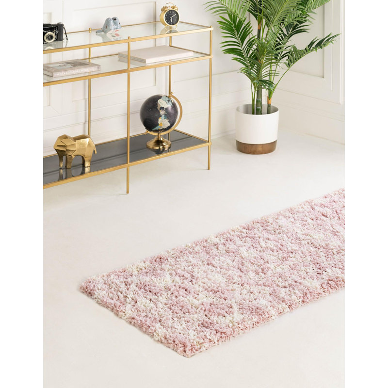 Langley Street Griego Performance Light Pink Rug & Reviews | Wayfair