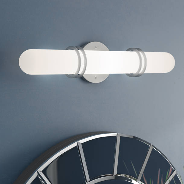 Ivy Bronx Barde Slender Sideway Outdoor Hardwired Bar Wall Sconce with ...