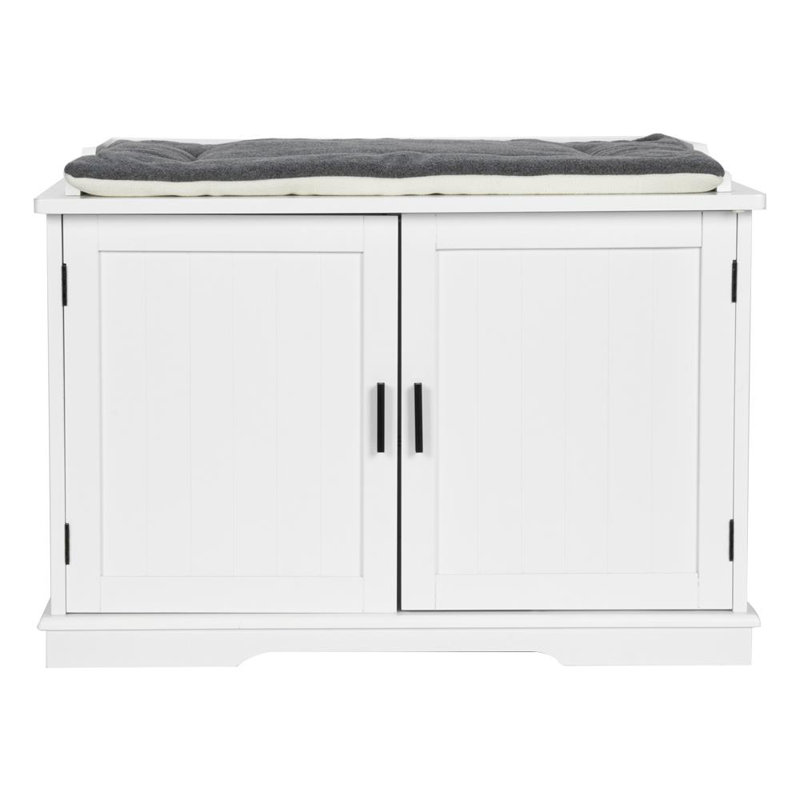 Red Barrel Studio® Ascensin Wood Litter Box Enclosure & Reviews | Wayfair