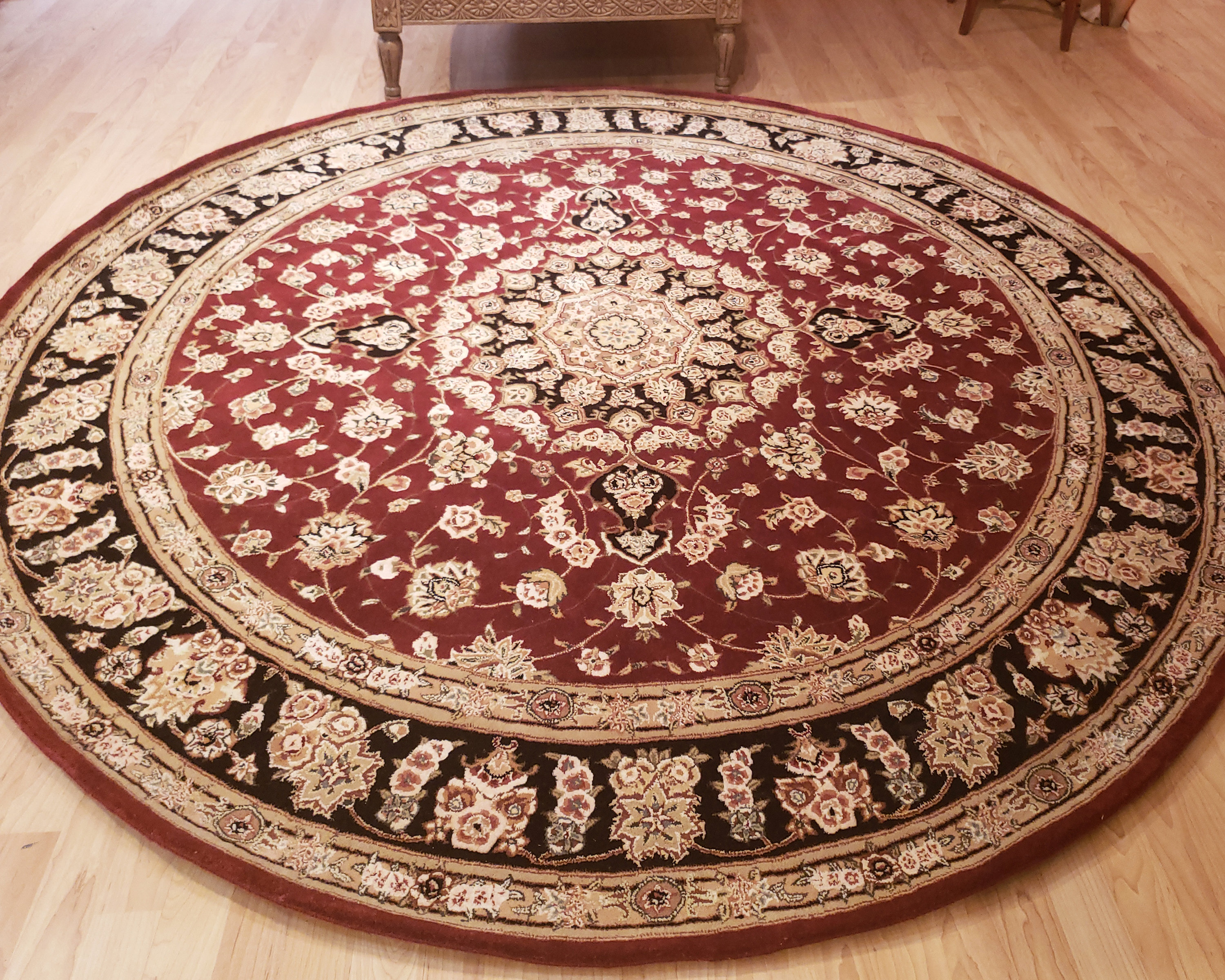 American Home Rug Co. Handmade Burgundy/Red Rug | Wayfair