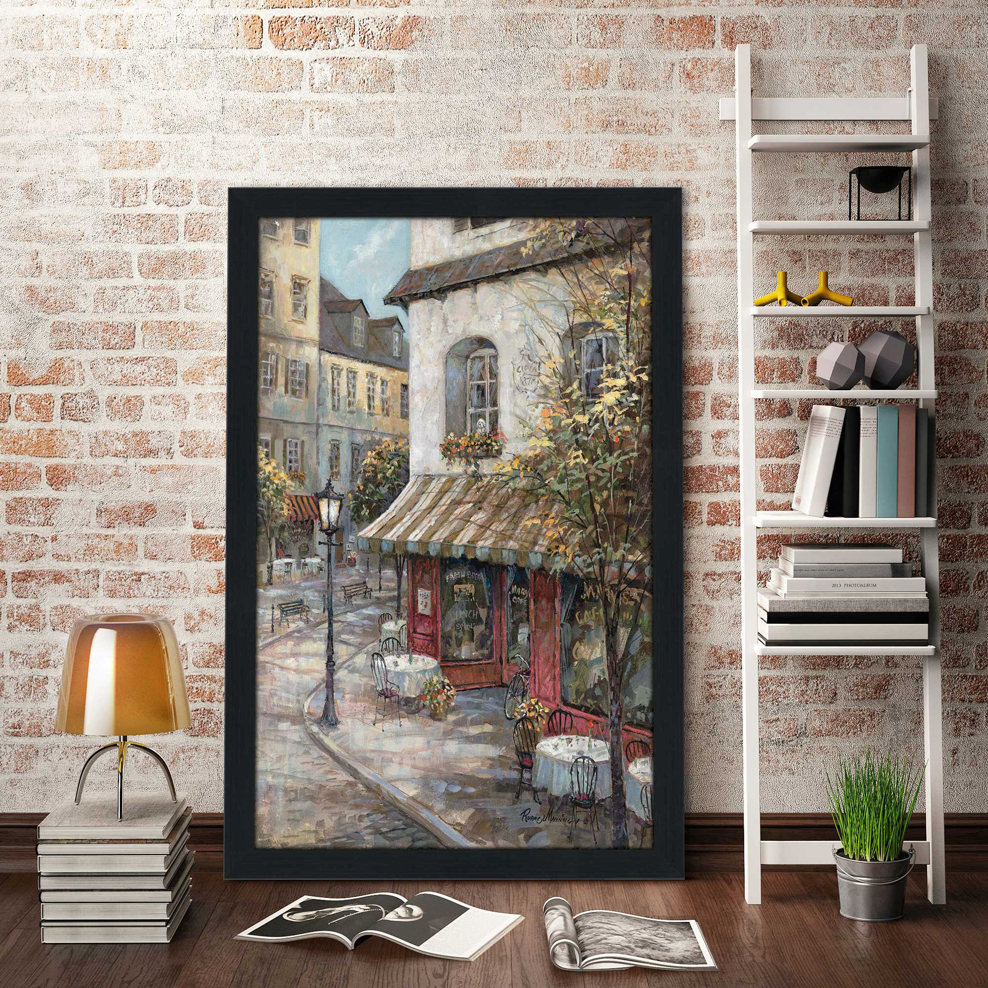 Fleur De Lis Living My Favorite Cafe by Ruane Manning - Single Picture ...