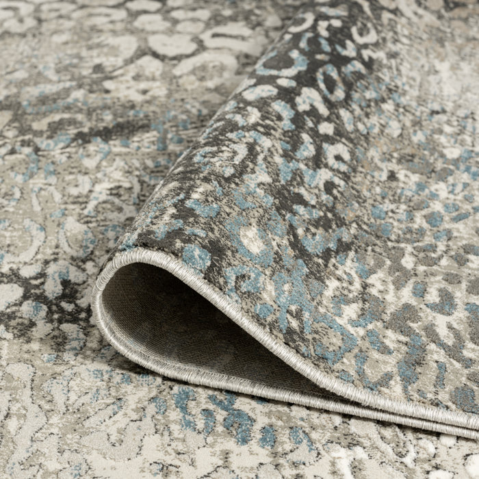 N Natori Performance Gray Rug | Wayfair