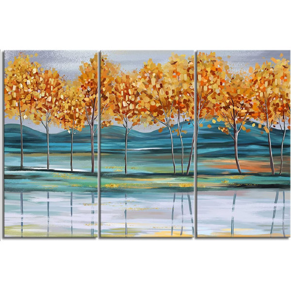 Red Barrel Studio® 3 Piece Wrapped Canvas Painting Set | Wayfair