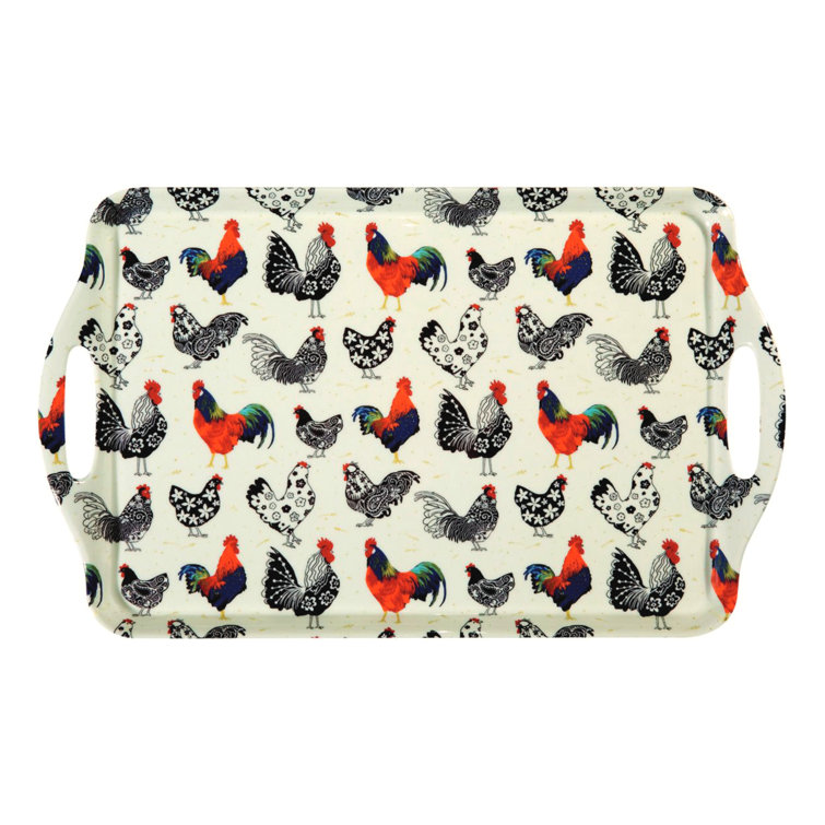 Ulster Weavers Rooster Melamine Tray | Wayfair.co.uk