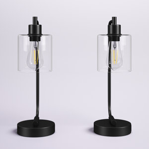 Beachcrest Home Touch Control Table Lamp Set With USB & Reviews | Wayfair