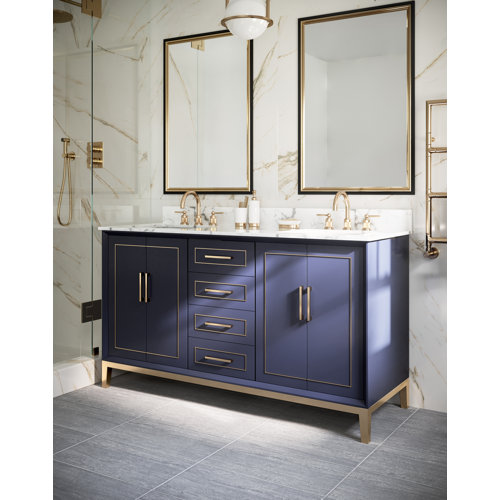 Bemma Gracie 60'' Double Bathroom Vanity & Reviews | Perigold
