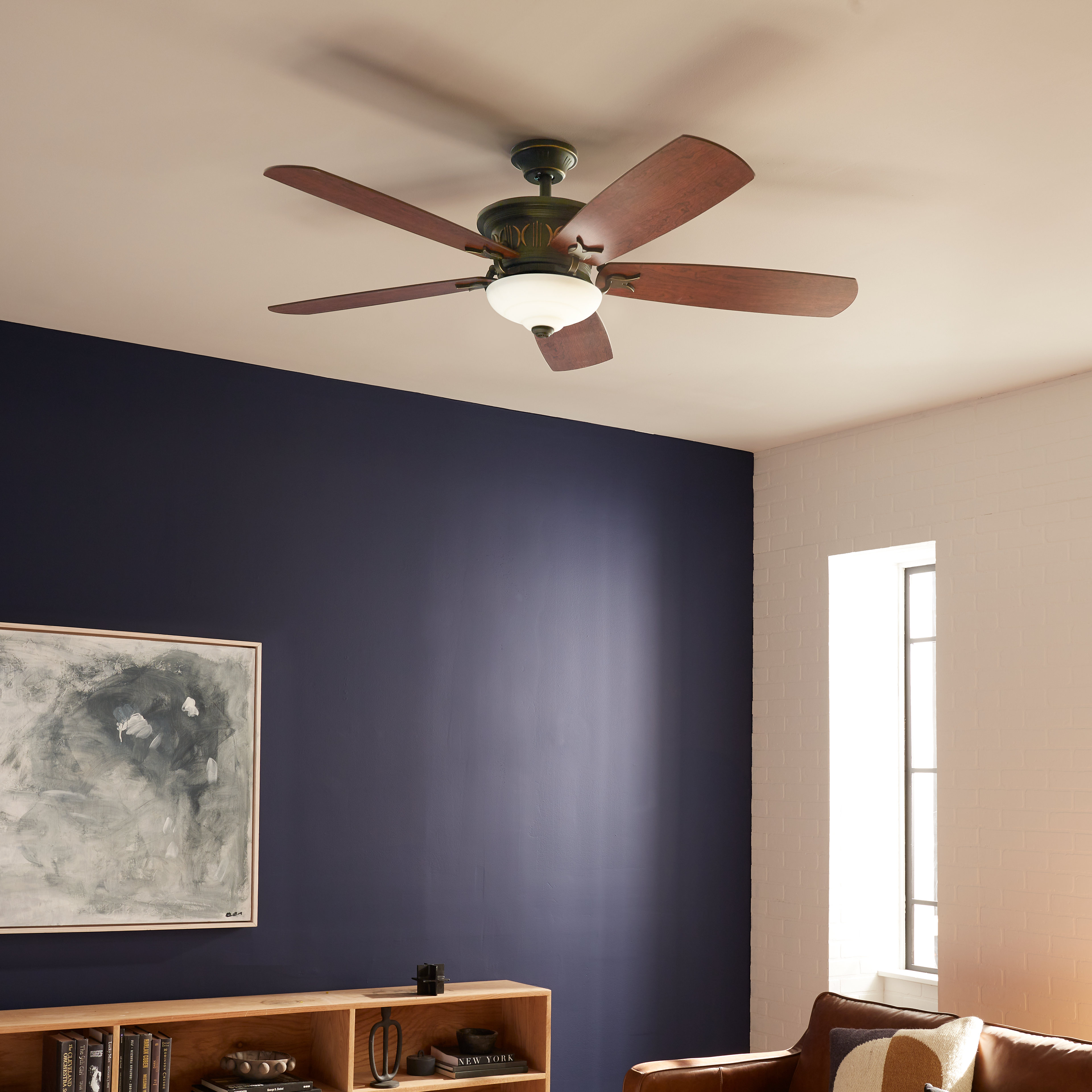 Red Barrel Studio® Cooksville 56'' Ceiling Fan with LED Lights | Wayfair