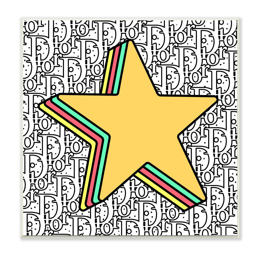 Isabelle & Max™ Star Shape Pop Art Over High Fashion Pattern by Ziwei ...