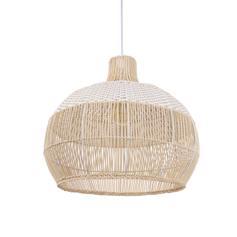 Bayou Breeze Ajshe 1 - Light White Teardrop Pendant | Wayfair