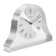 Wm Widdop Analog Metal Quartz Tabletop Clock in Silver | Wayfair.co.uk