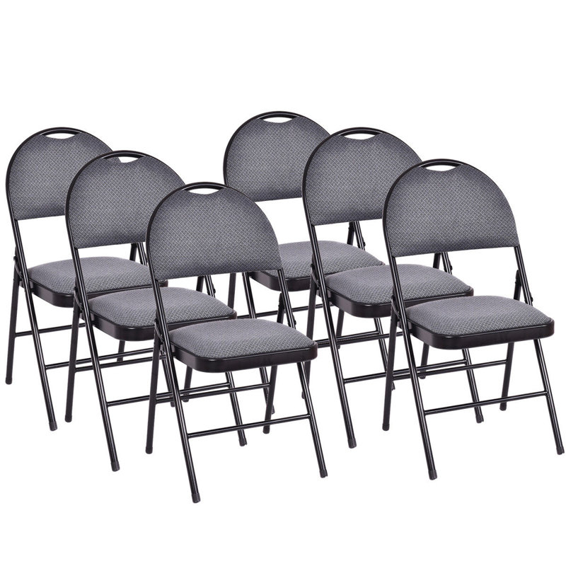 Costway Fabric Padded Folding Chair & Reviews | Wayfair