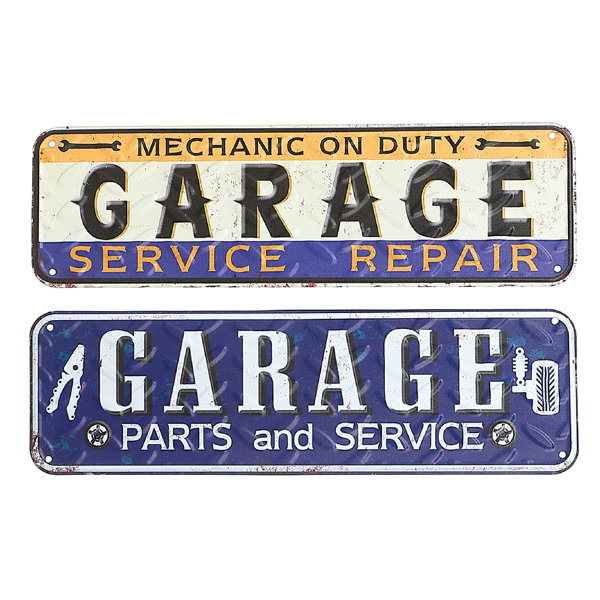 Galvanized-metal-sign | Wayfair