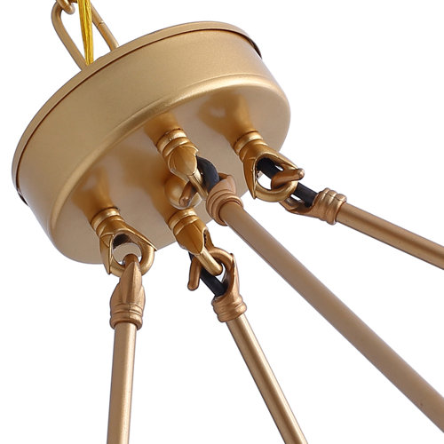 Mercer41 Dilja 16 - Light Dimmable Wagon Wheel Chandelier & Reviews ...