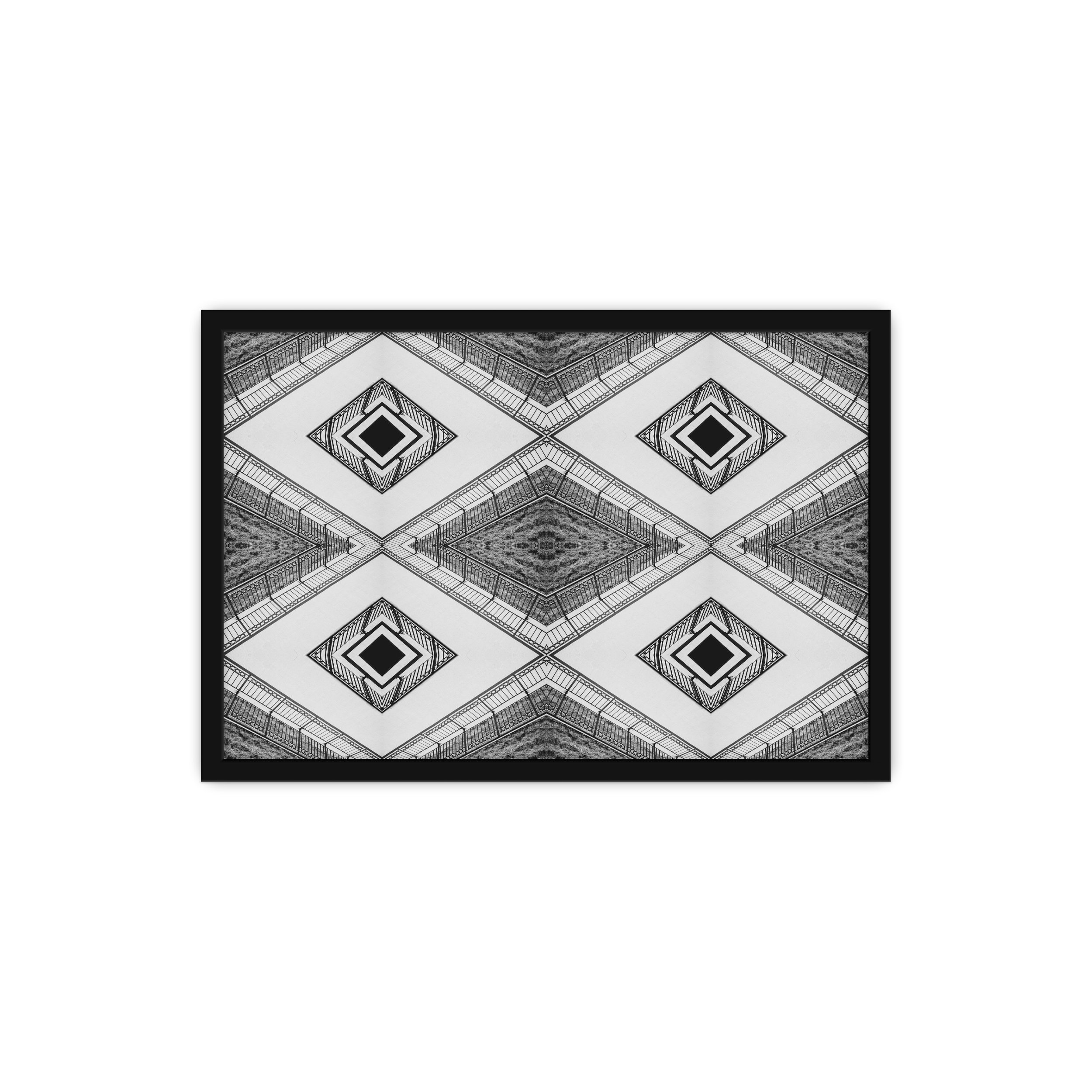 TK Home Shadow Triangle - Picture Frame Print | Wayfair