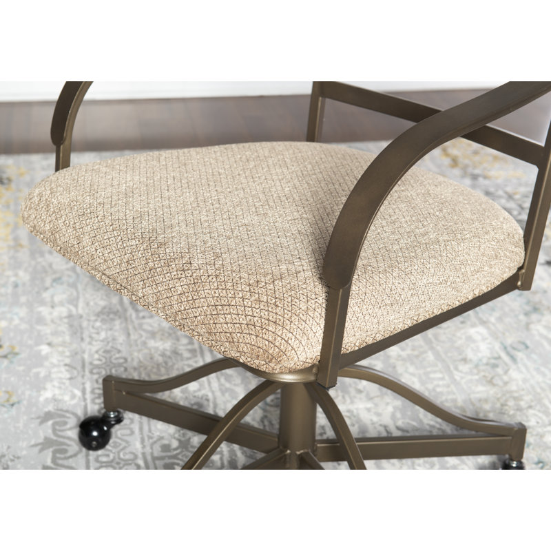 Winston Porter Jefferson Metal Cross Back Arm Chair & Reviews | Wayfair
