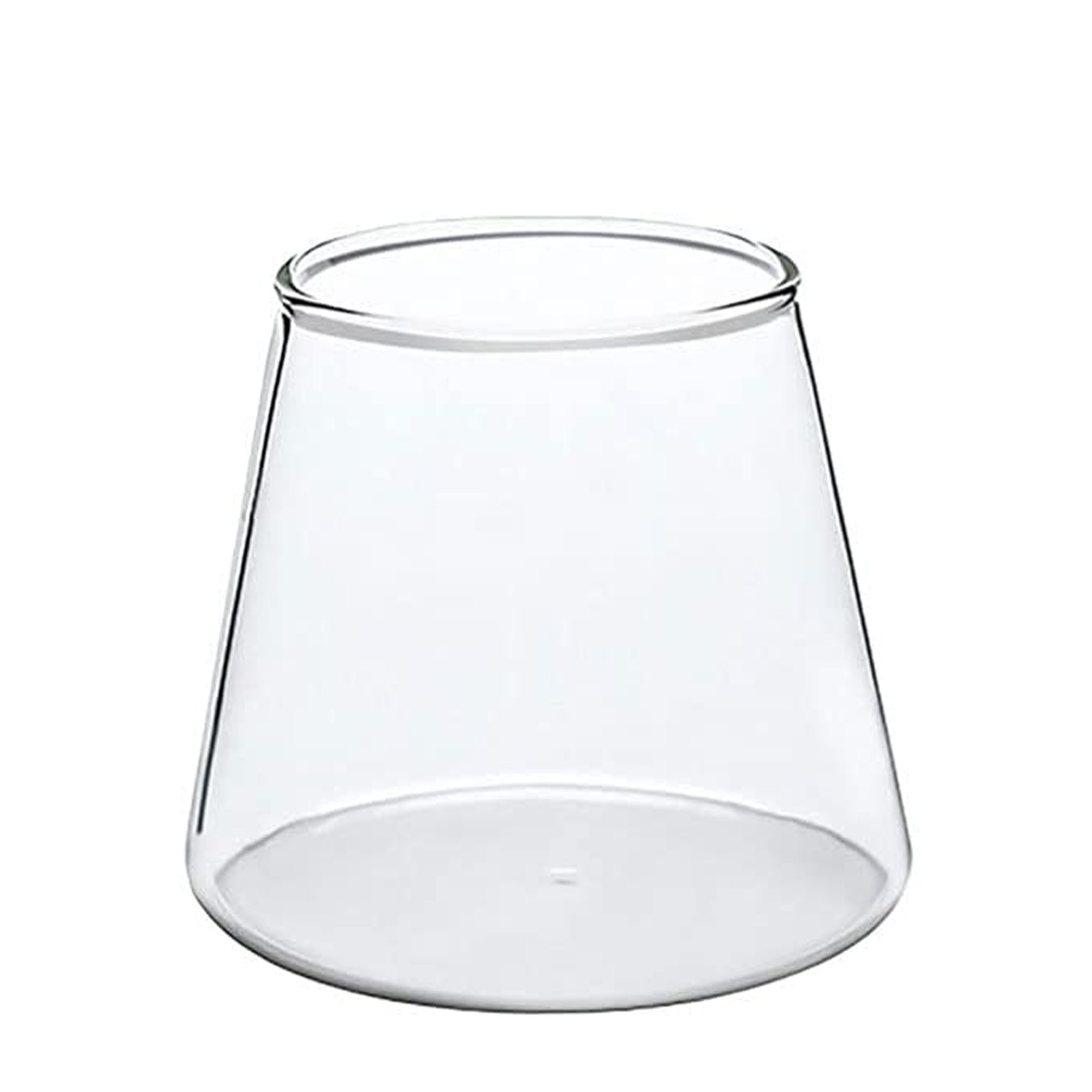 Wrought Studio Glass Transparent Water Glass Cone-Shape Cocktail ...