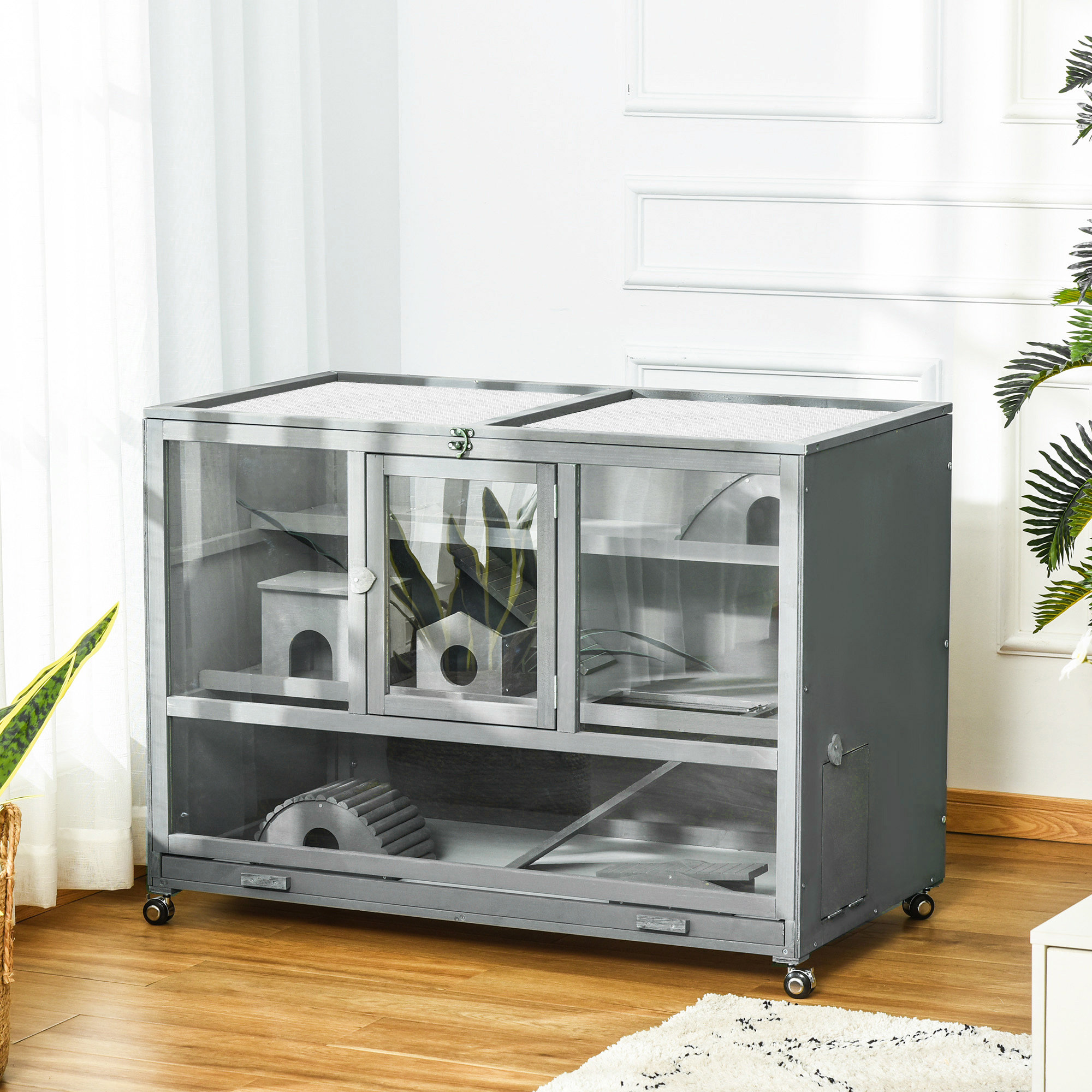 Archie & Oscar™ Liddle Hamster/Gerbil Hutch with Ramp & Reviews | Wayfair