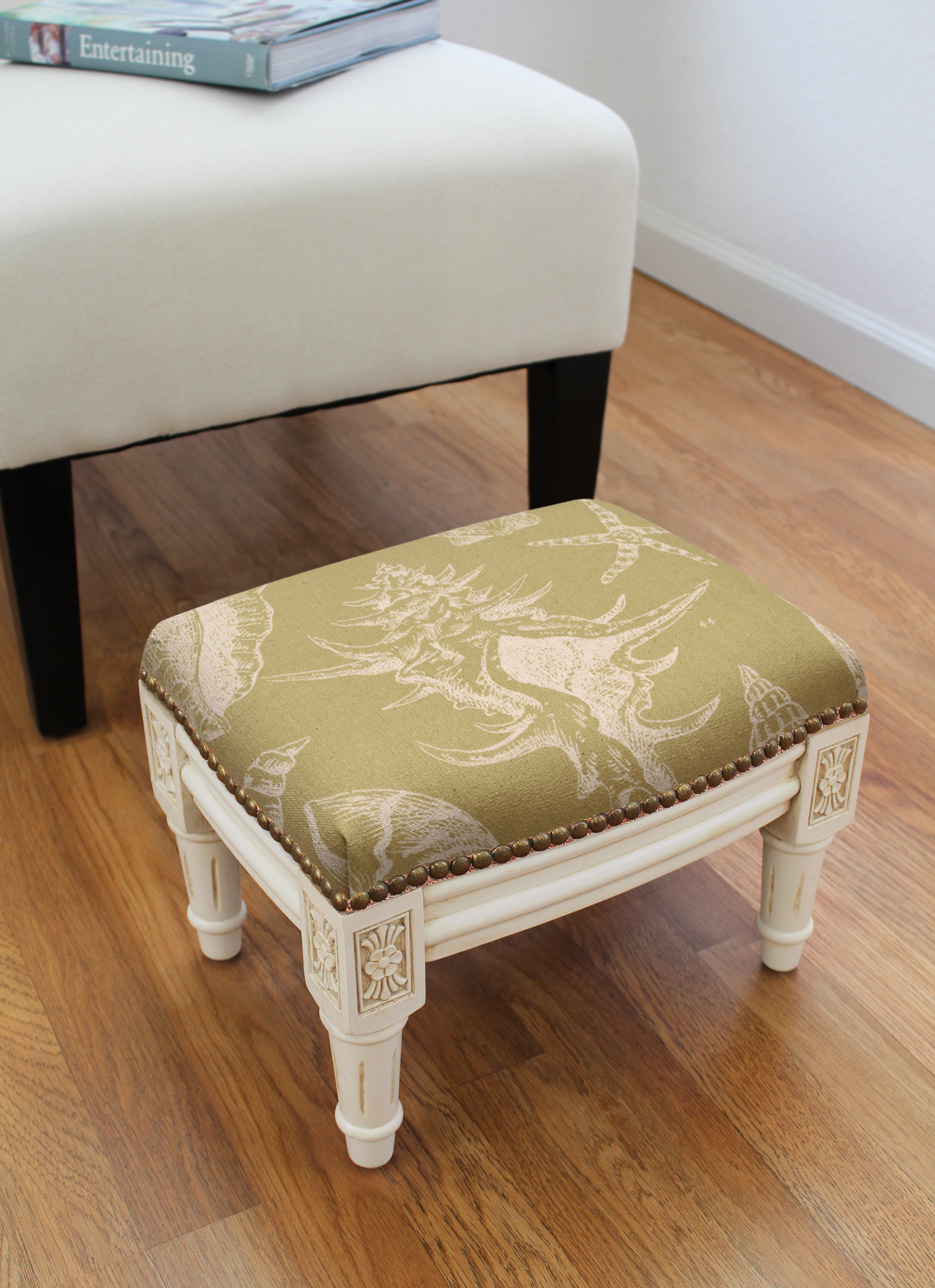 Rosecliff Heights Yves Upholstered Ottoman | Wayfair