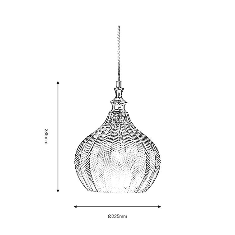 Oaks Lighting Darby Pendant Light | Wayfair.co.uk
